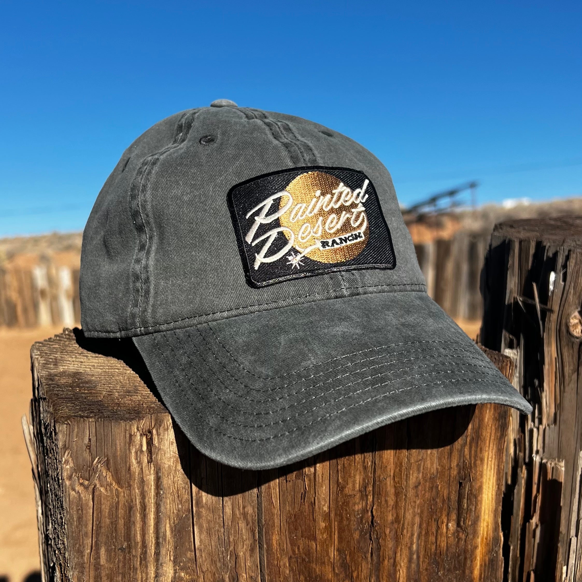 PDR Cap- Dark Gray Unstructured – Painted Desert Ranch